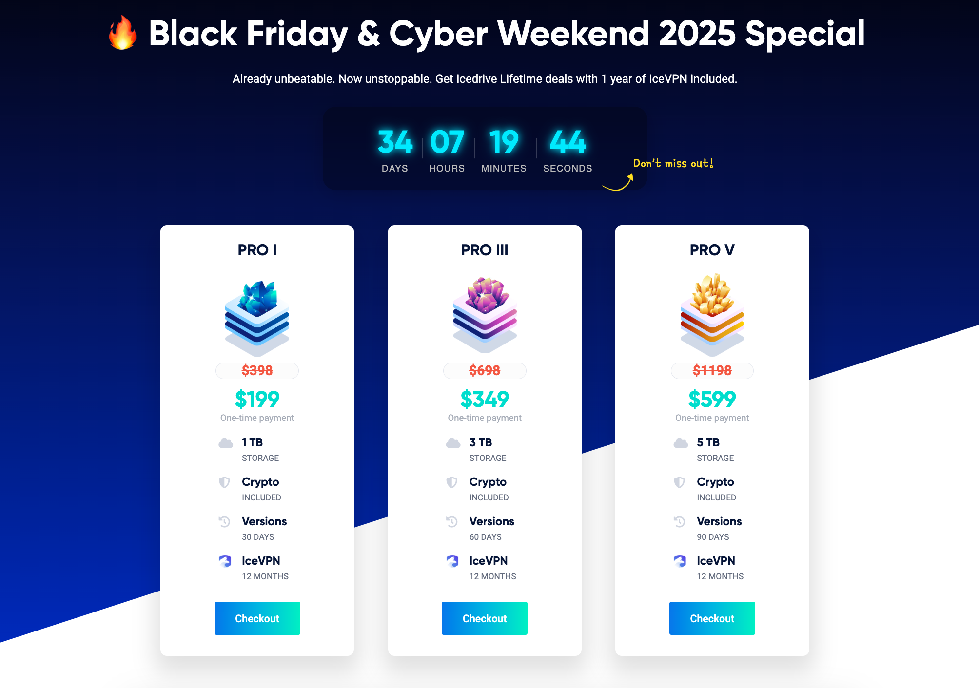 Icedrive Black Friday Deals 2025 - Get 50% OFF on 5 TB Lifetime Plan ...